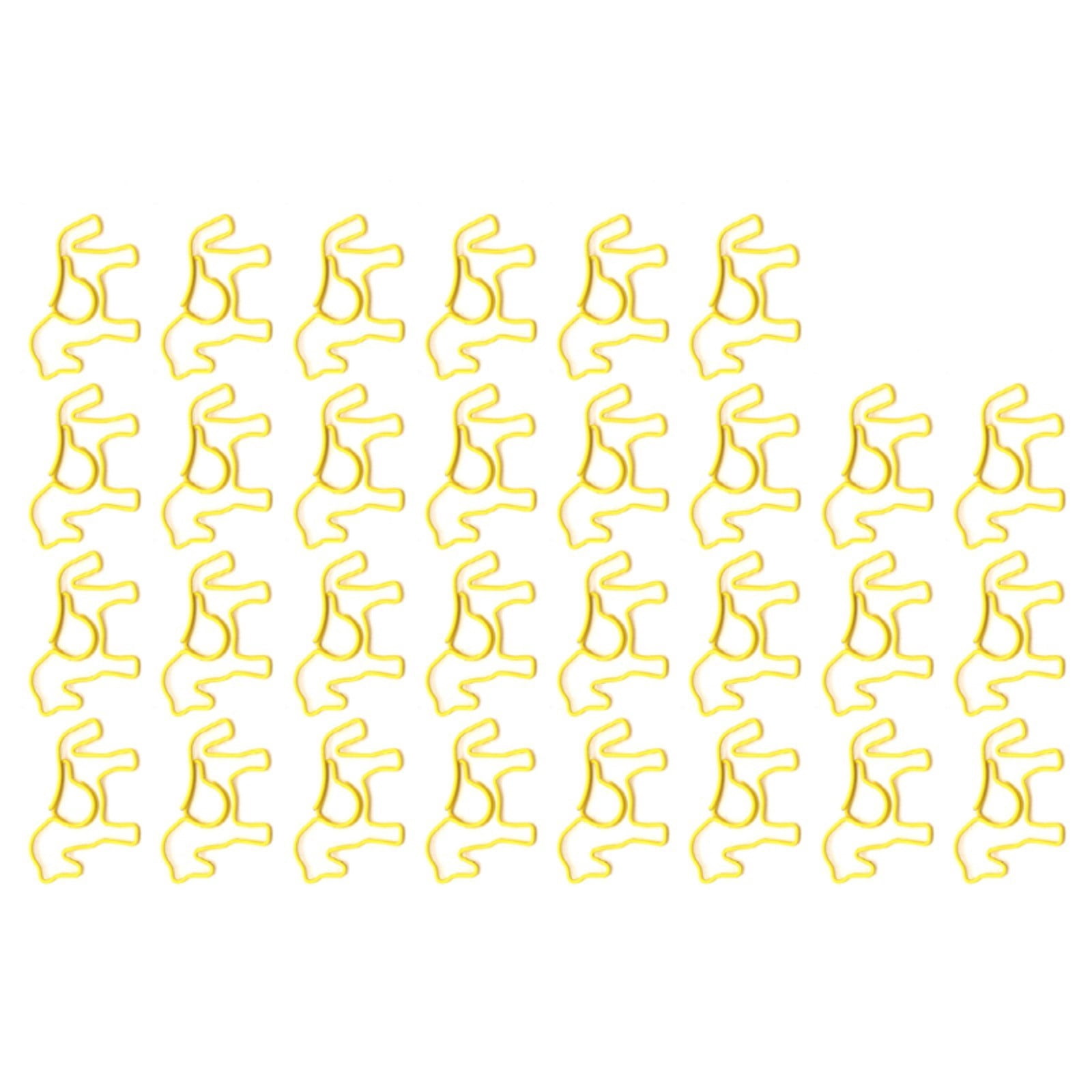 30Pcs Horse Shape Paper Clips Colored Metal Paperclip Document ...