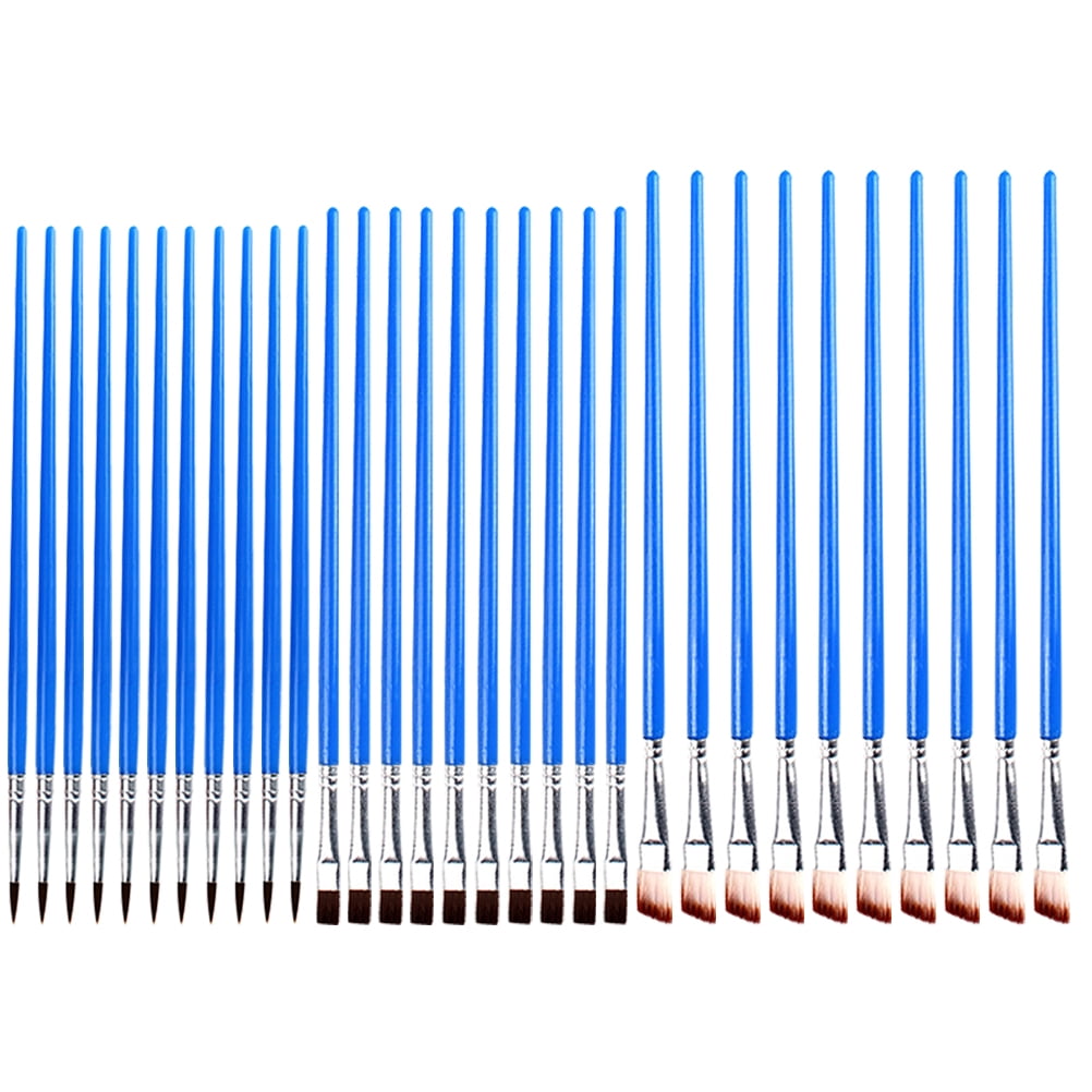 HOMEMAXS 30 Pcs Color Paint Brush Nylon Hook Pen Line Drawing Brush Pen ...