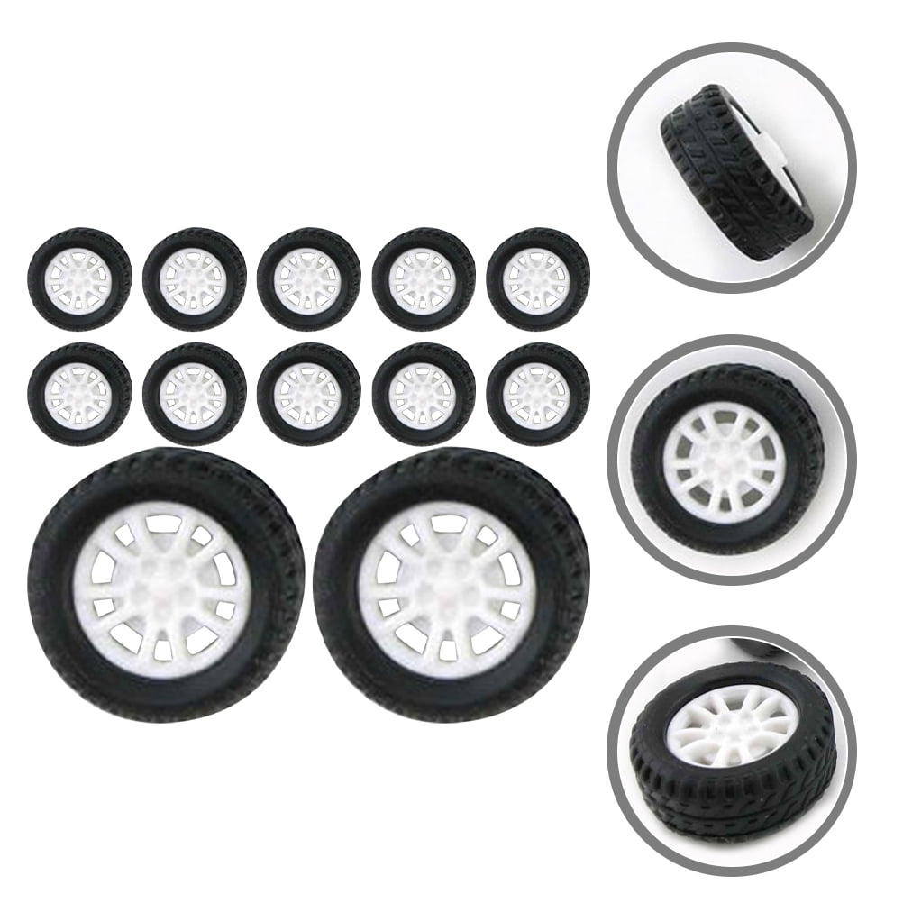 30Pcs Kids Car Wheels for DIY Kids Car Assemble Wheels Portable Small ...