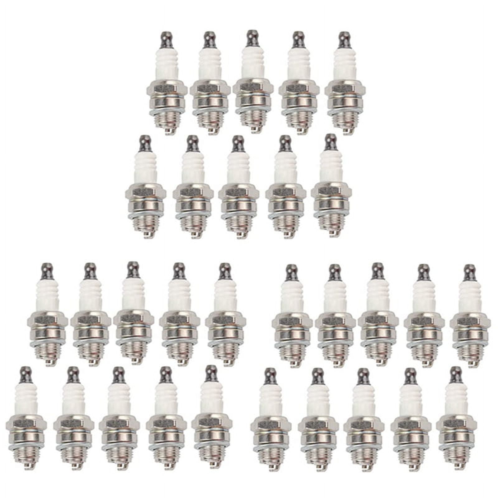30Pcs L7T Spark Plug for Trimmer Blower Chainsaw Brushcutter Strimmer ...