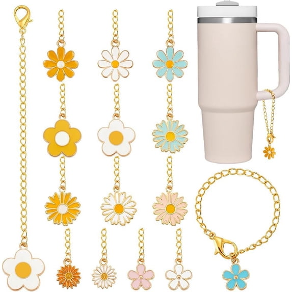 30Pcs Letter Charm Accessories for Cup Name Id Initial Charms ...