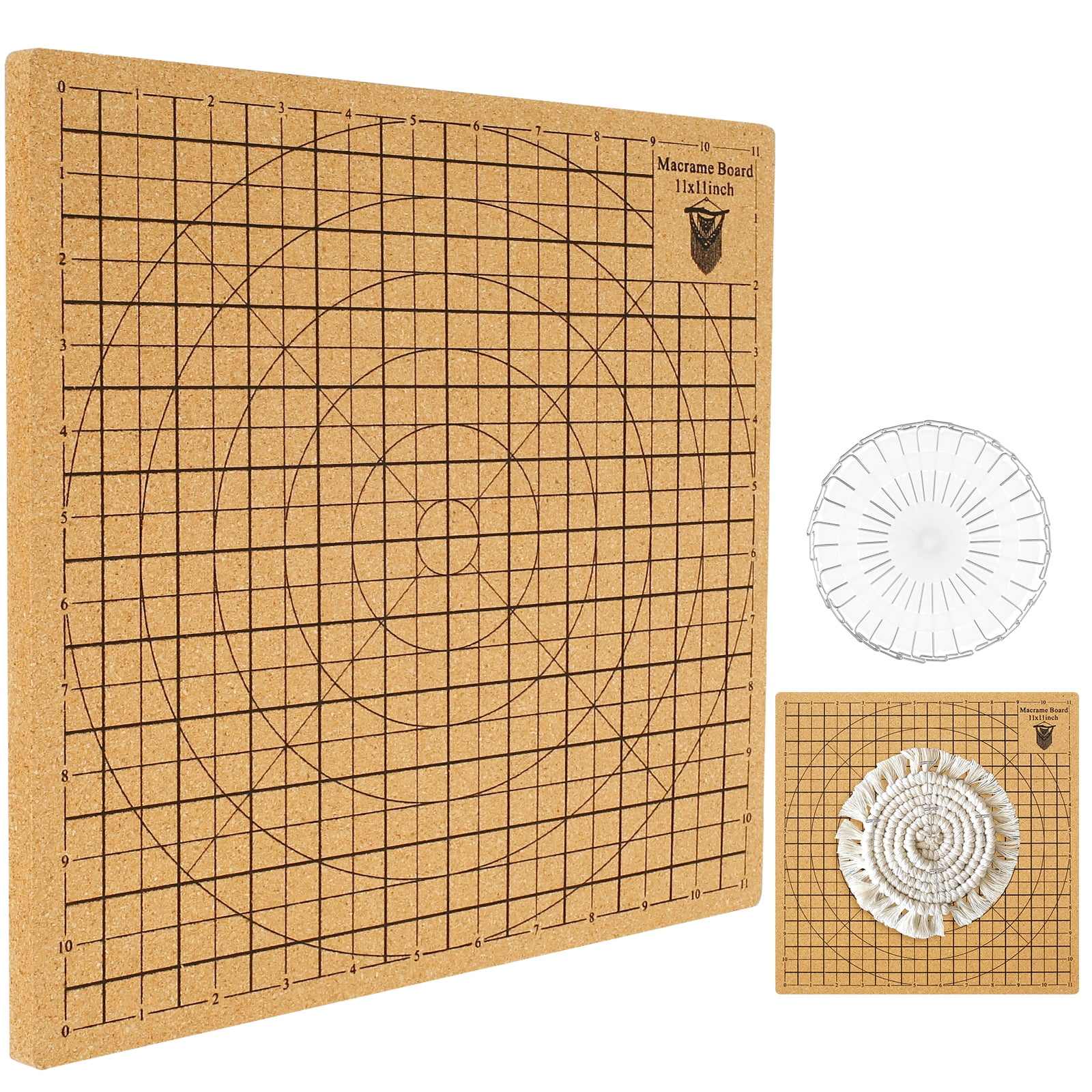 30Pcs Macrame Board and Pins Macrame Board DIY Portable Durable Craft ...