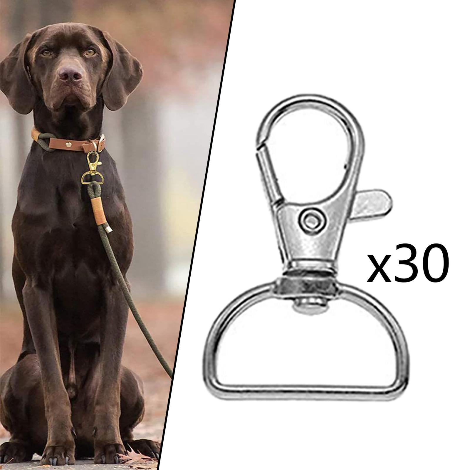 30Pcs Metal Keychain Bulk - Swivel Snap Hook and Slide Buckle for ...