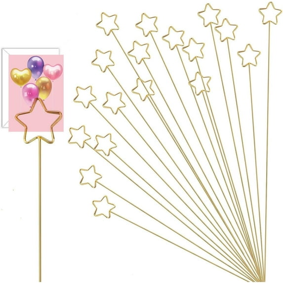 30Pcs Metal Star Place Card Holder, Star Shape Table Number Holders ...