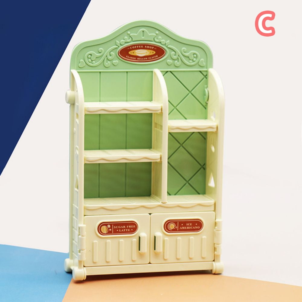 30Pcs Mini Cute Food Drinks Dessert Rack Miniature Furniture ...