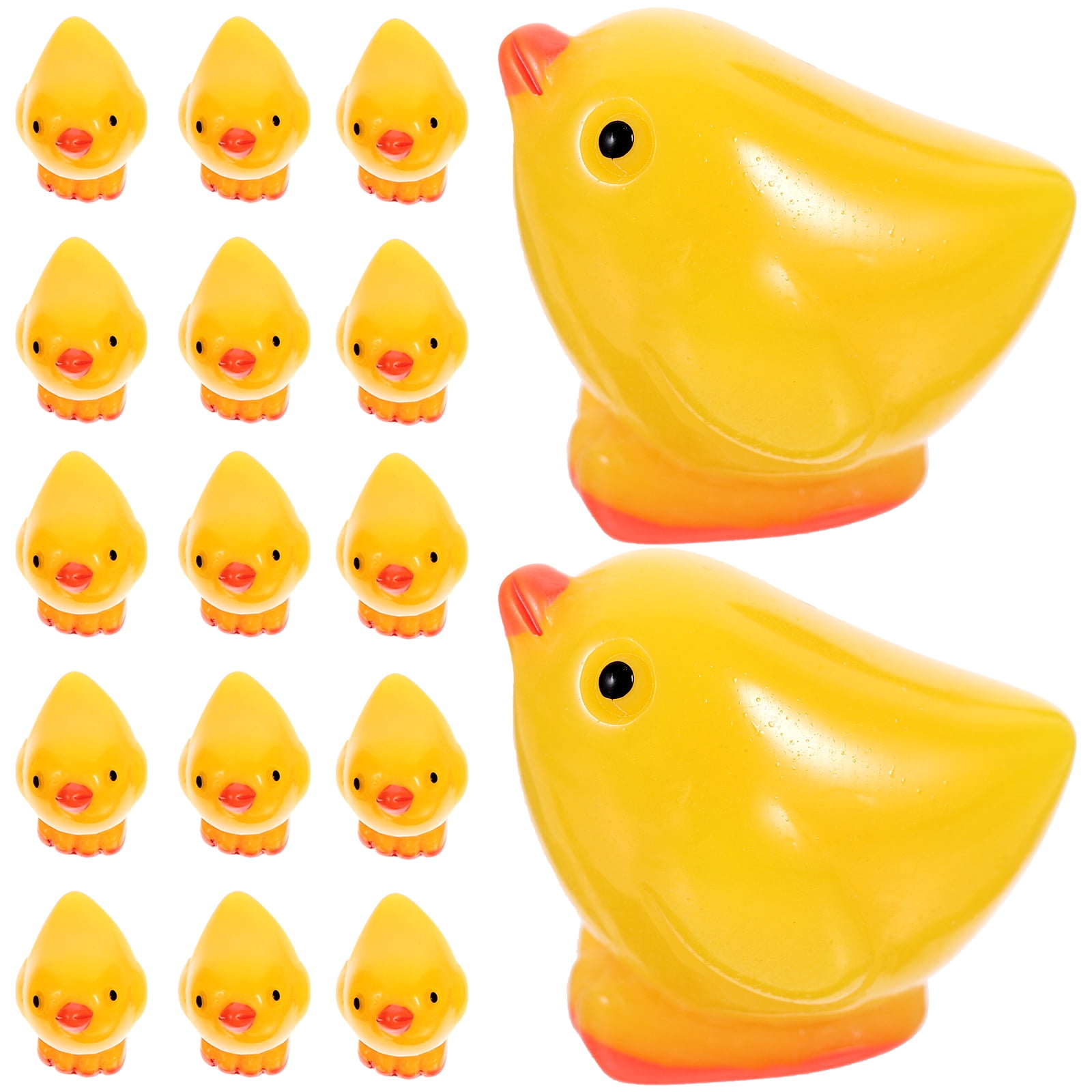 Raindrops Garden Chick Figurines Chick Statues Yellow Resin 30Pcs ...