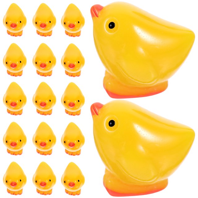 30Pcs Miniature Chick Figurines Micro Landscaping Chicks Mini Chicken ...