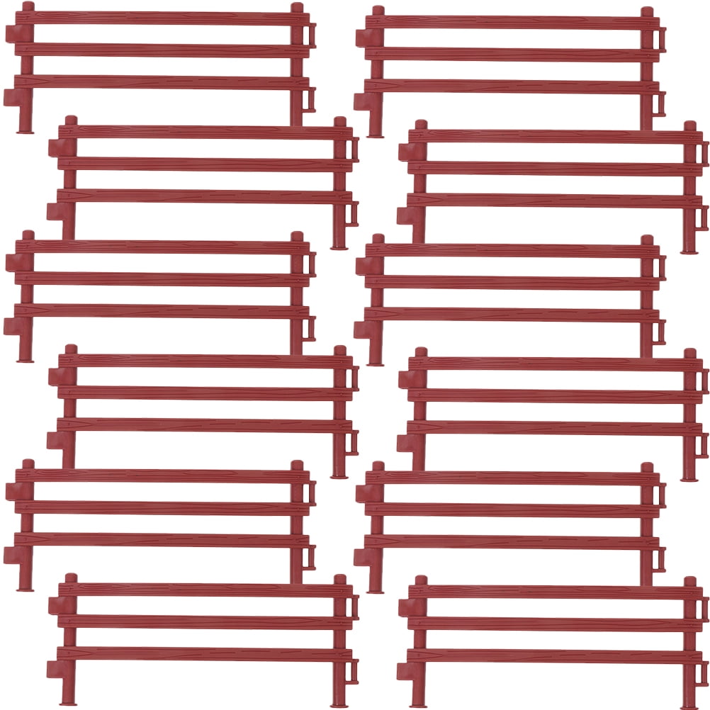 30Pcs Miniature Garden Fences Miniature Garden Plastic Fences Mini ...