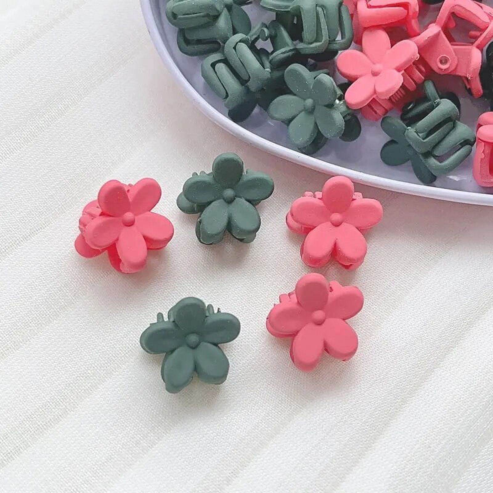 30Pcs Newborn Girls Hair Clips Cute Mini Cartoons Claw Flower Small ...