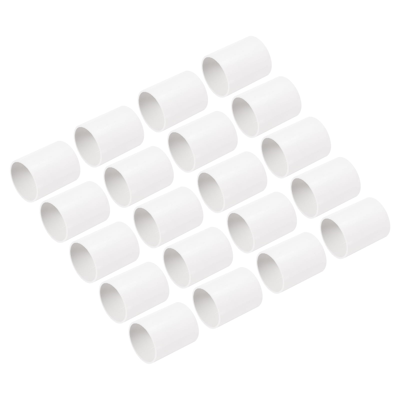 30Pcs PVC Pipe PVC Conduit Coupler Straight Fittings Efficacy 40 mm ...