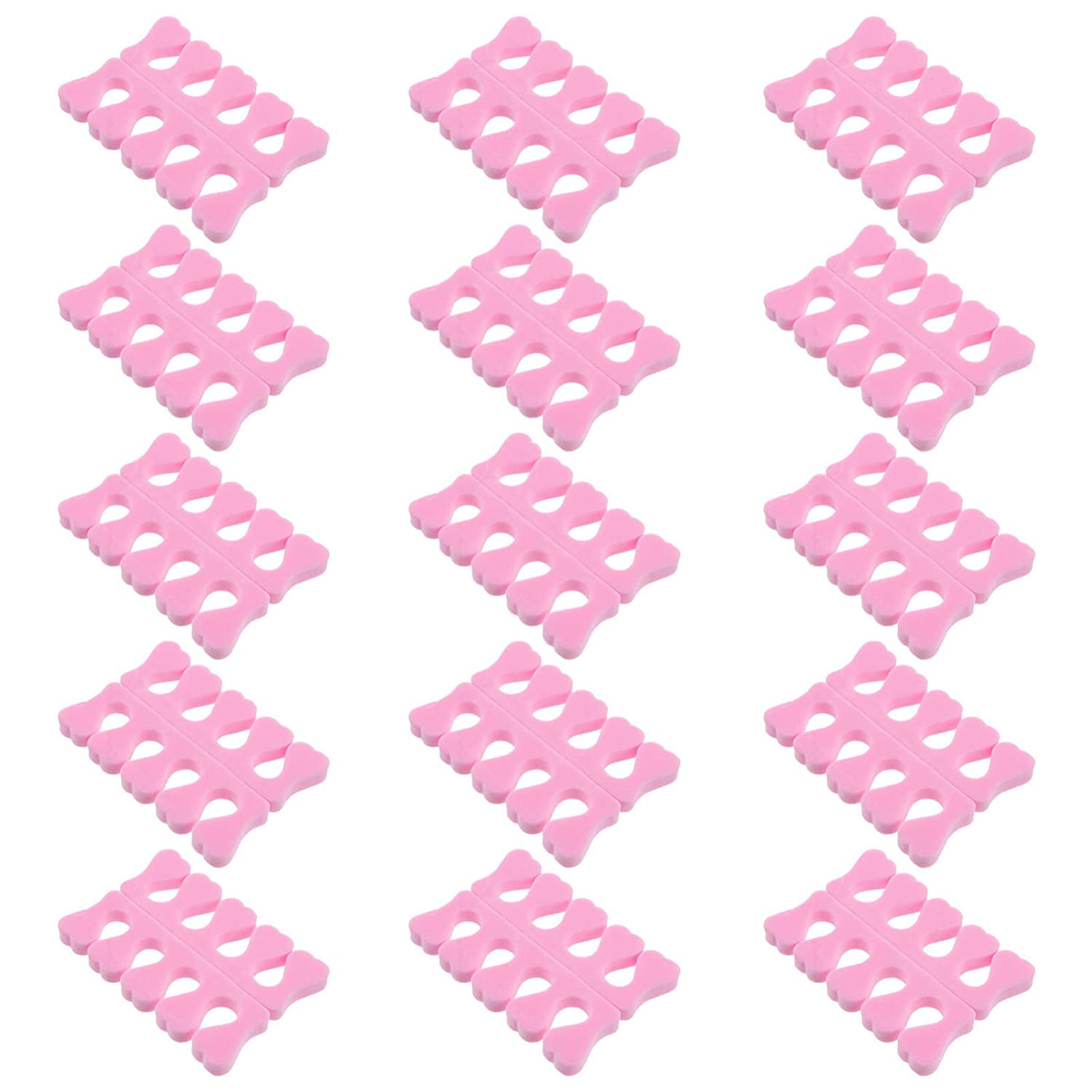30Pcs Pedicure Toe Separators Set Nail Art Finger Separator Soft Foam ...