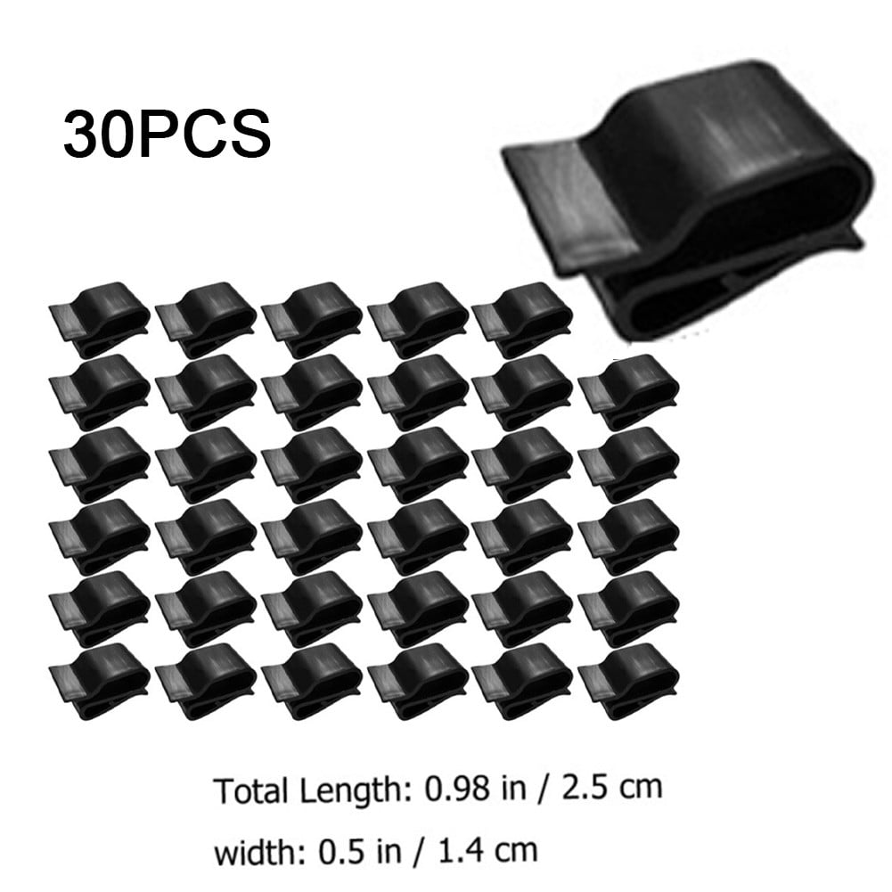30Pcs Photovoltaic Cable Clamp Outdoor Trailer Frame Wire Clips Solar ...