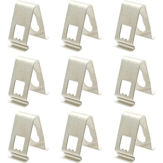 30Pcs Picture Photo Frame Metal Spring Turn Clip Hanger V-Shaped Buckle ...