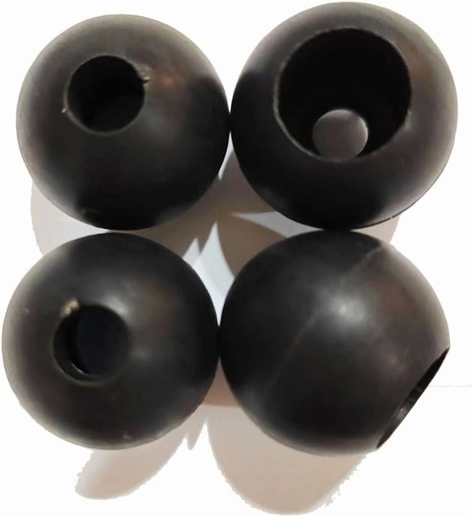 30Pcs Plastic Bungee Cord Toggle Ball End Lock Rubber Rope Ball Head ...