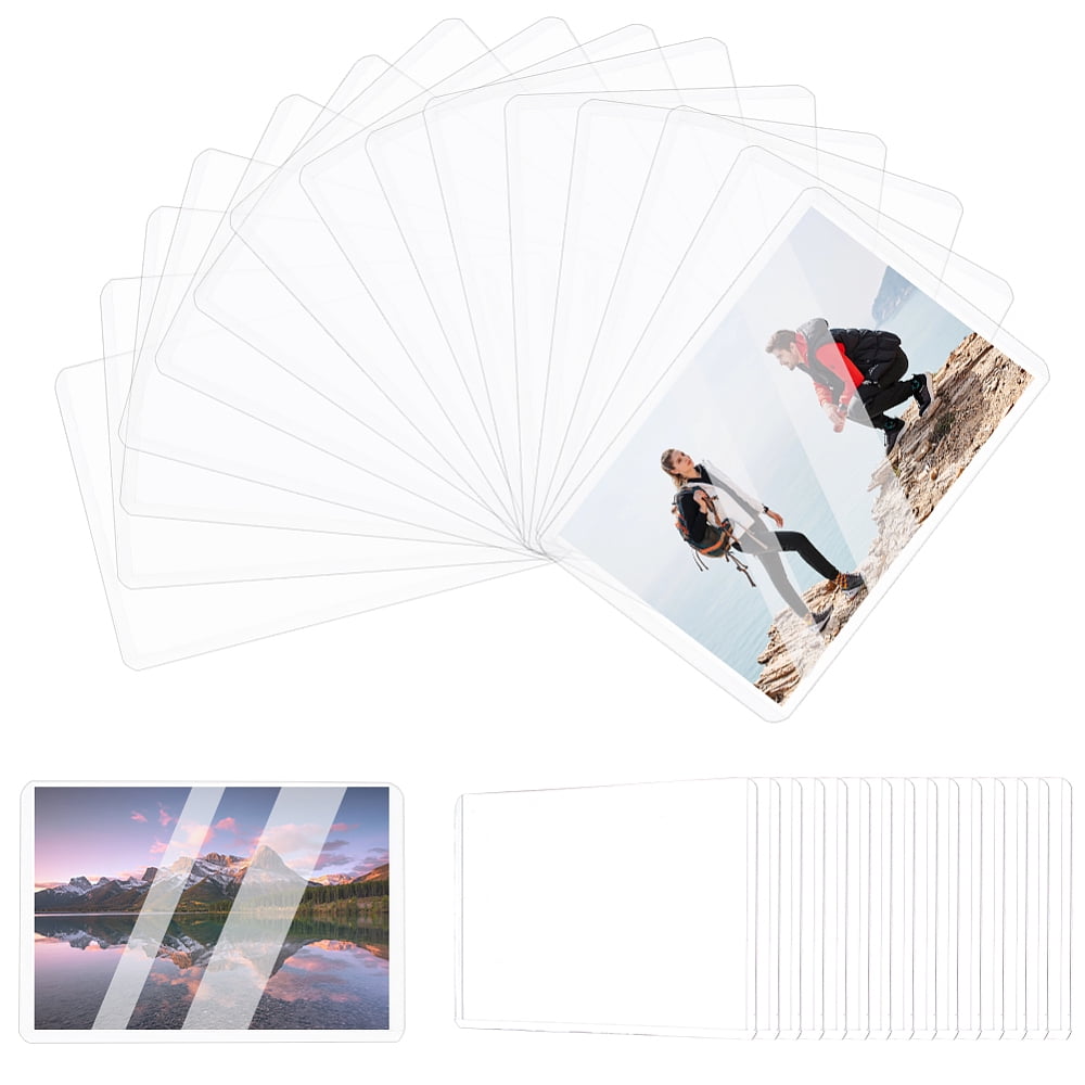 30Pcs Plastic Card Protector 6.3x4.3 Inch Top Loaders for Cards Hard ...