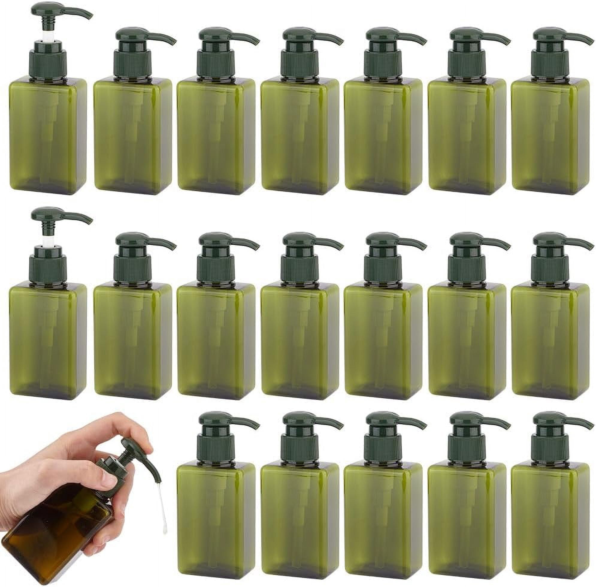 30Pcs Plastic Pump Press Bottles 100ml/3.38oz Small Dispenser Bottles ...
