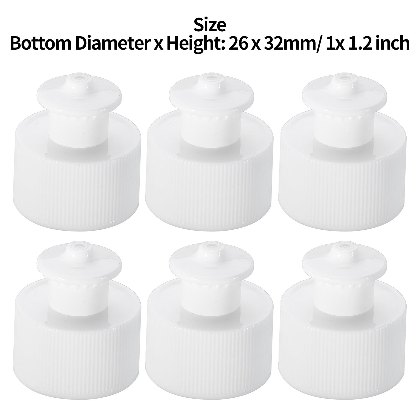 30Pcs Plastic Push Pull Caps Water Bottle Caps Sports Bottle Caps Tops ...