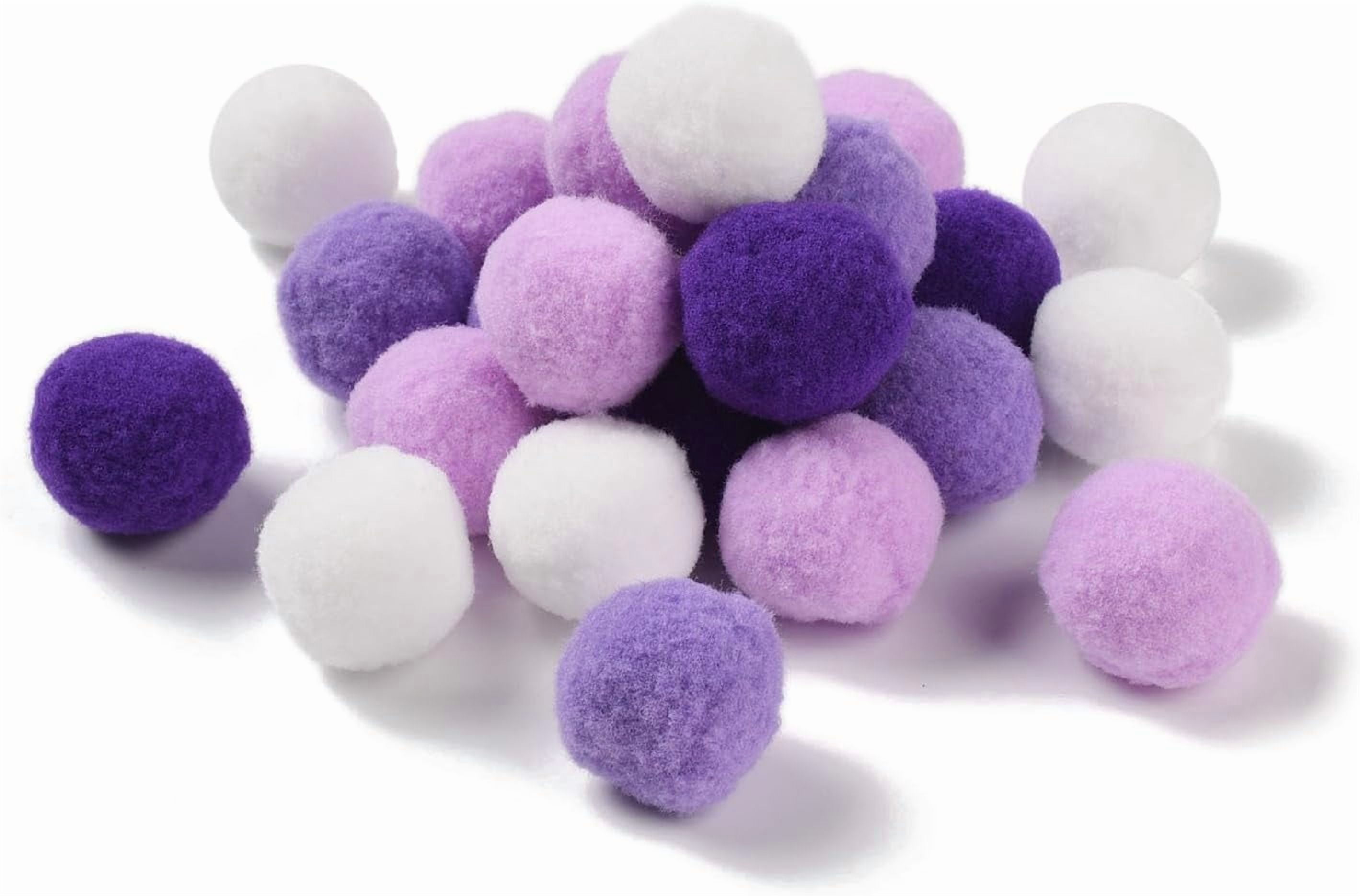 30Pcs Plum Polyester Ball Decoration Craft DIY Decorations Pom Pom Ball ...