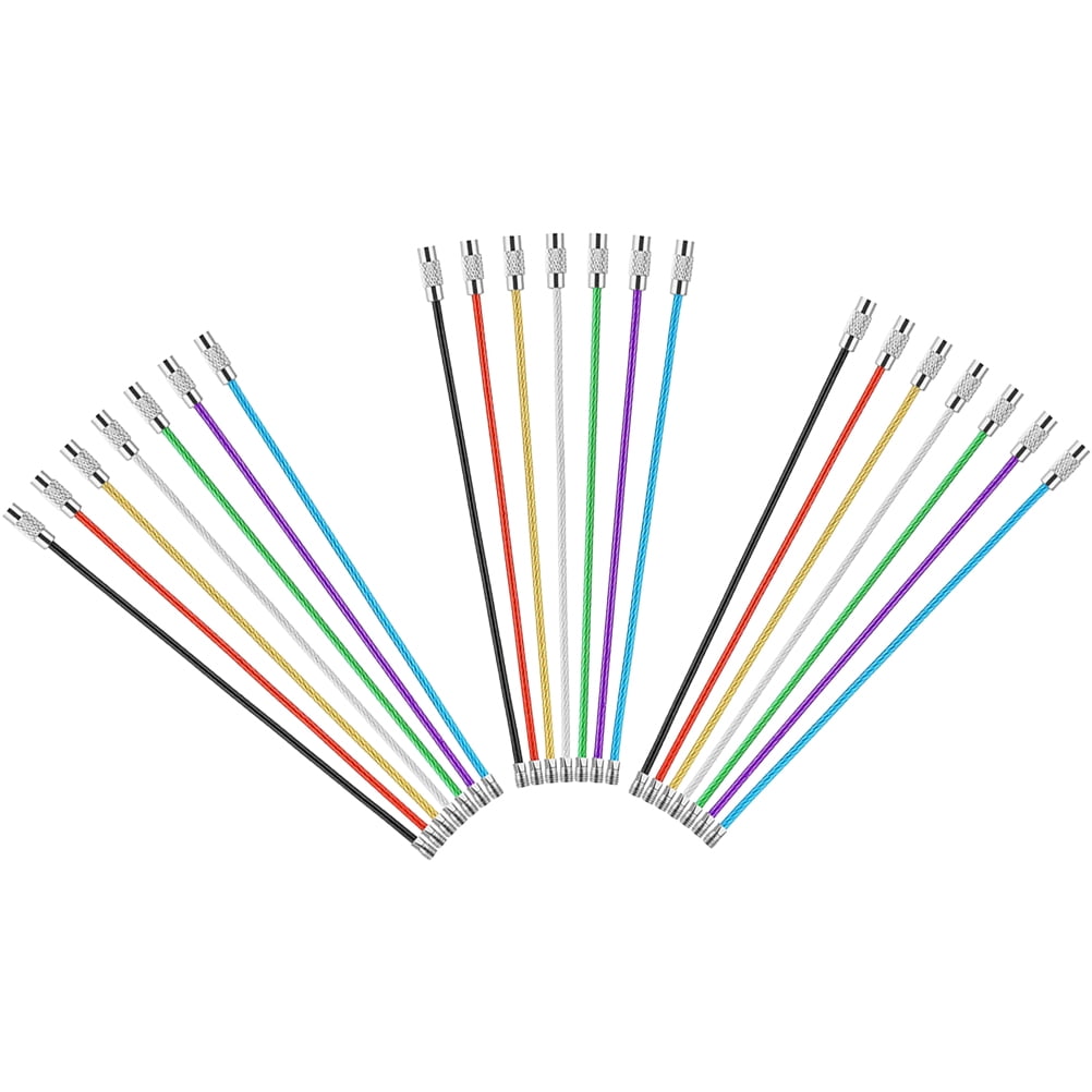 30Pcs Portable Key Rings DIY Key Chain Rings Multi-function Keychain ...