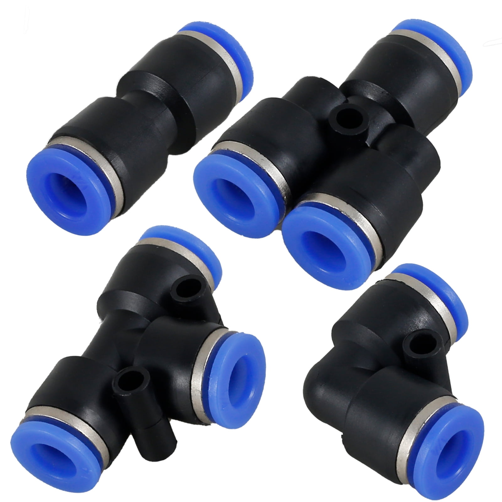 30Pcs Push to Connect Fitting Set Plastic 1/4inch OD Quick Connect Air ...