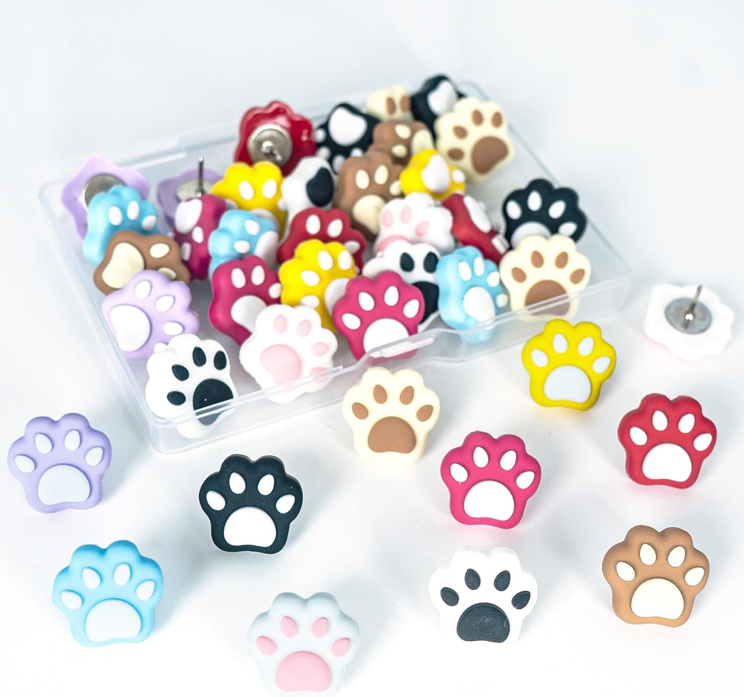 30Pcs Push Pins for Bulletin Board, Cute Push pins,Decorative Thumb ...
