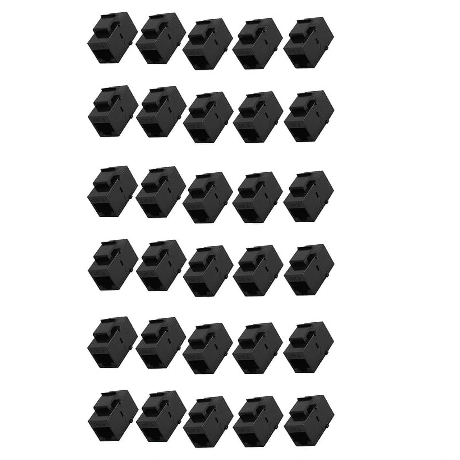 30Pcs RJ45 Connector Jack Cat6 Extension Coupler Ethernet Network LAN 6 ...