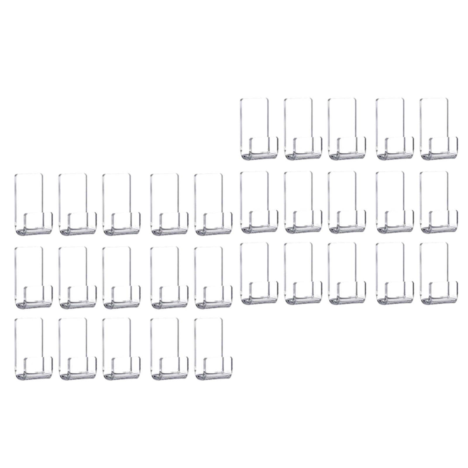 30Pcs Record Wall Hangers Clear Acrylic Record Display Rack with ...