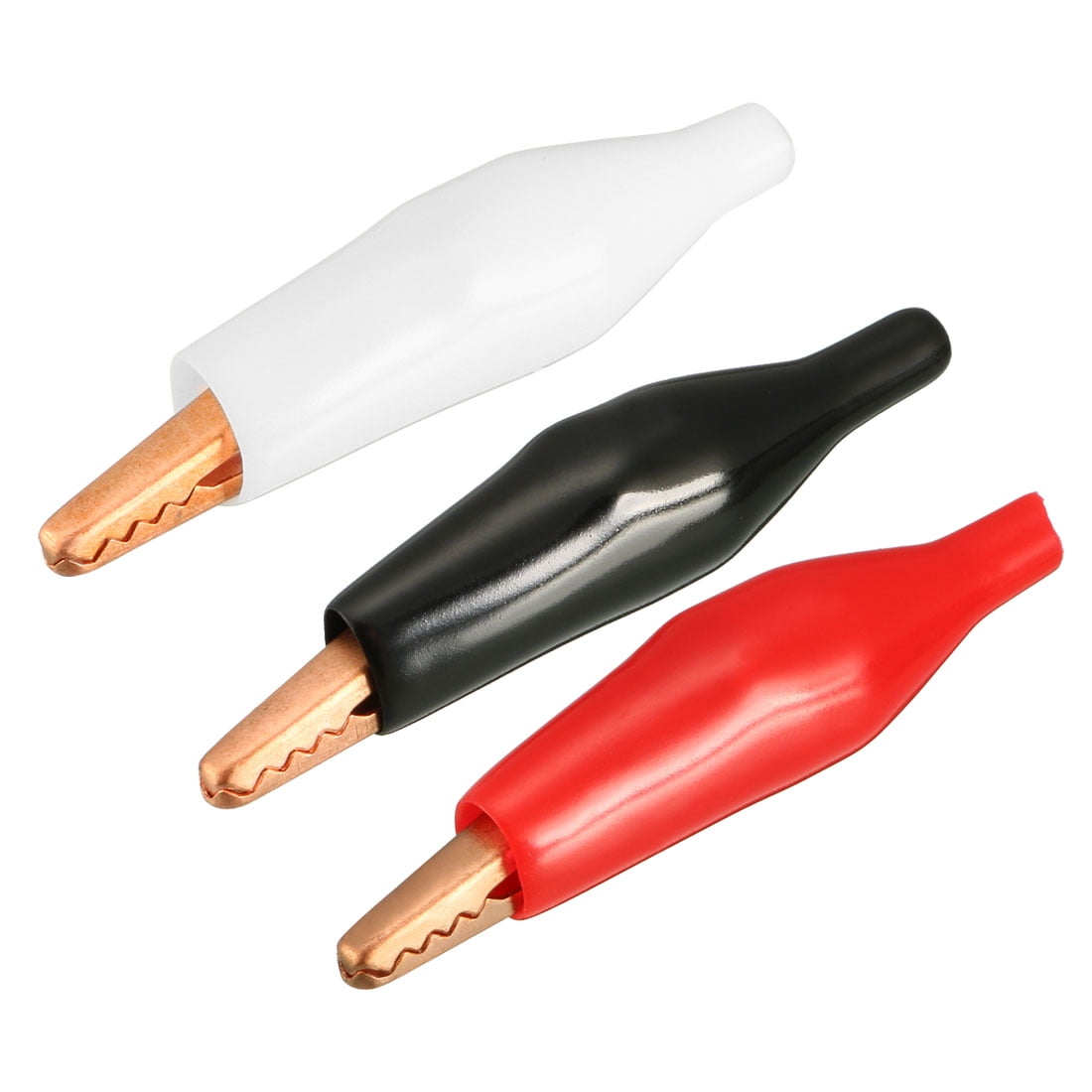 30Pcs Red Black White Soft Plastic Coated Testing Probe Alligator Test ...