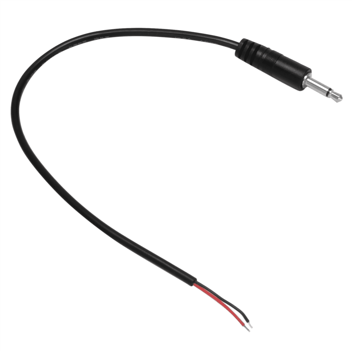 30Pcs Replacement Male Plug to Bare Wire Open End 2 Pole Mono 1/8Inch 3 ...