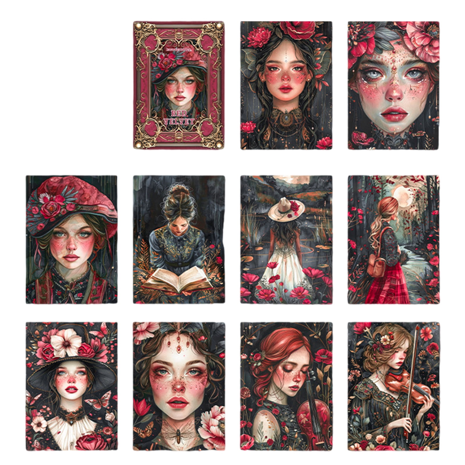 30Pcs Retro Scrapbooking Decorative Paper Antique Texture Paper ...