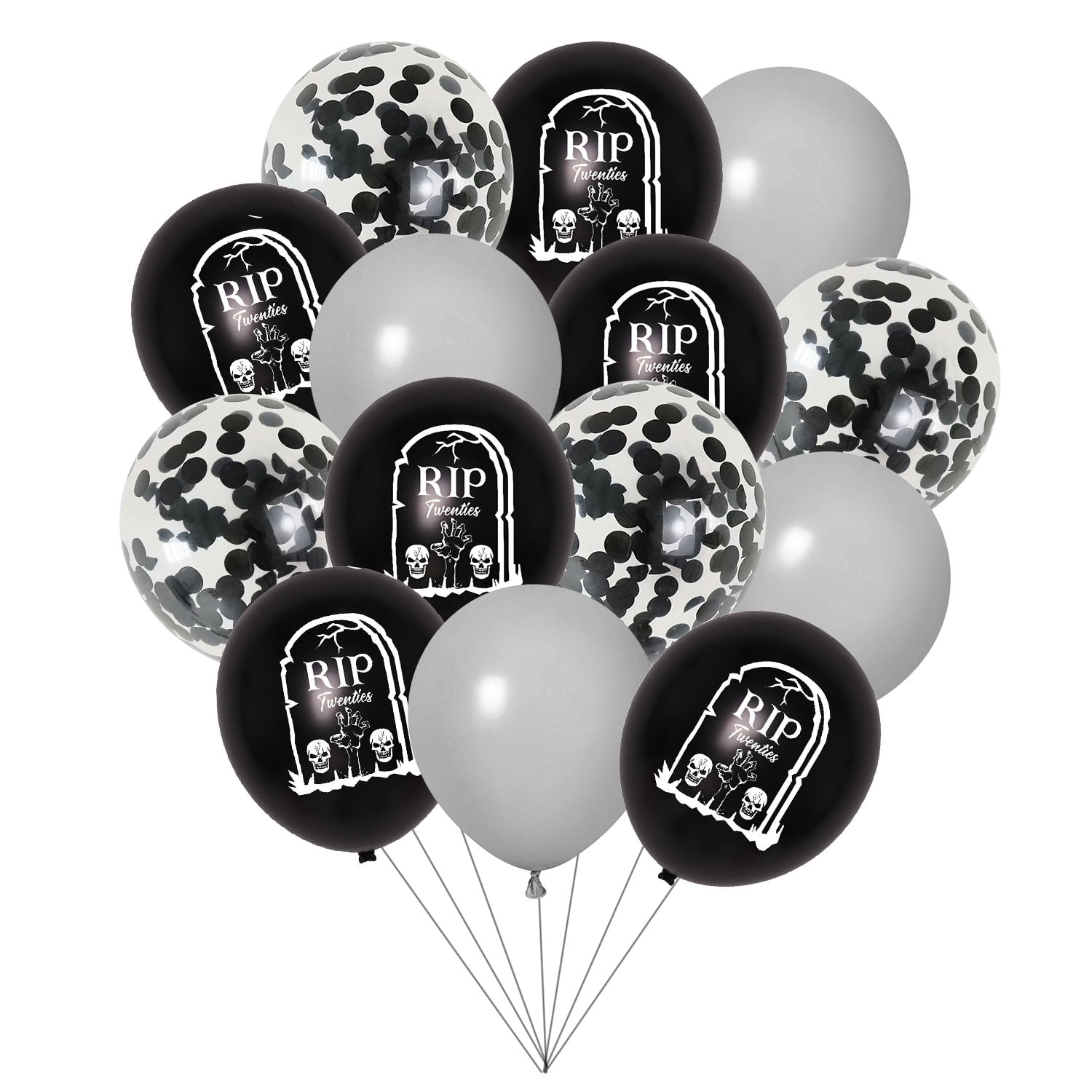 30Pcs Rip Twenties Birthday Balloons, 30th Birthday Party Supplies ...