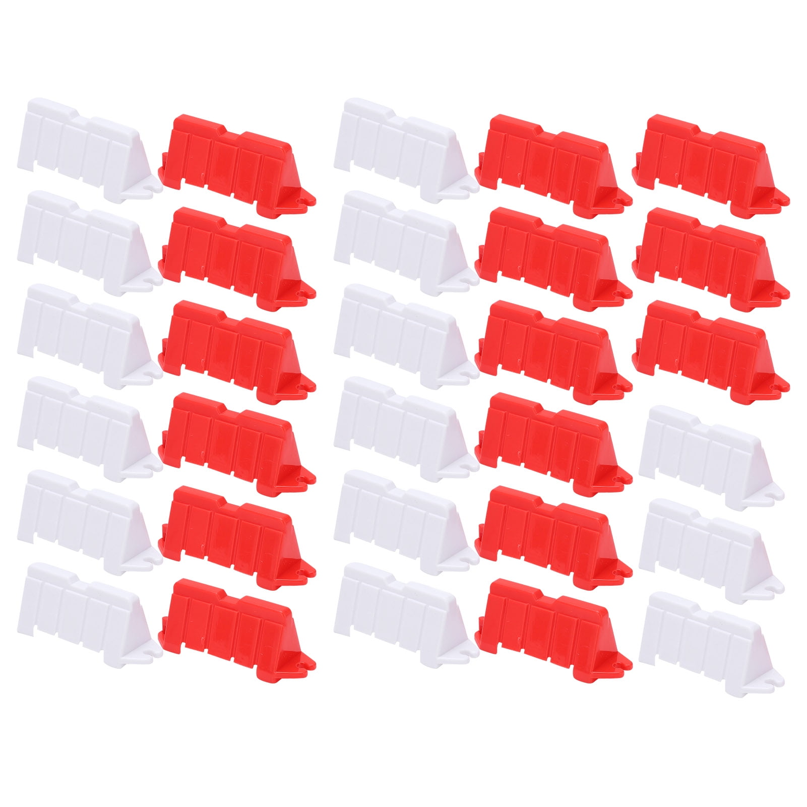 30Pcs Roadblocks Plastic Universal Drift Race Road Barriers Remote ...
