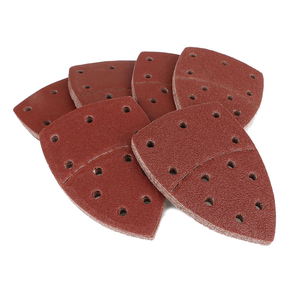 30Pcs Sanding Sheets Triangle Detail Sander Pads 40 60 80 120 180 240 ...