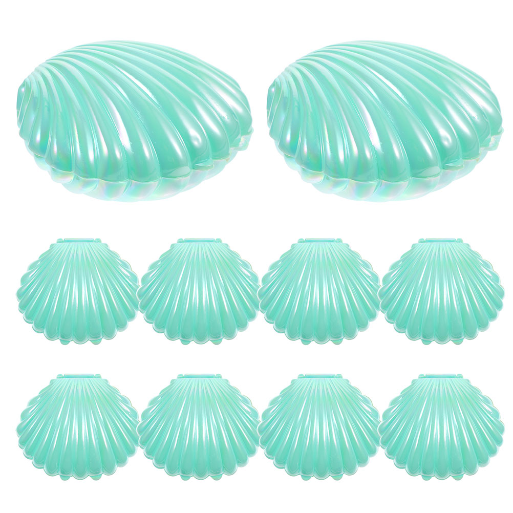 30Pcs Seashell Candy Cases Small Gift Container Plastic Sea Shell Candy ...
