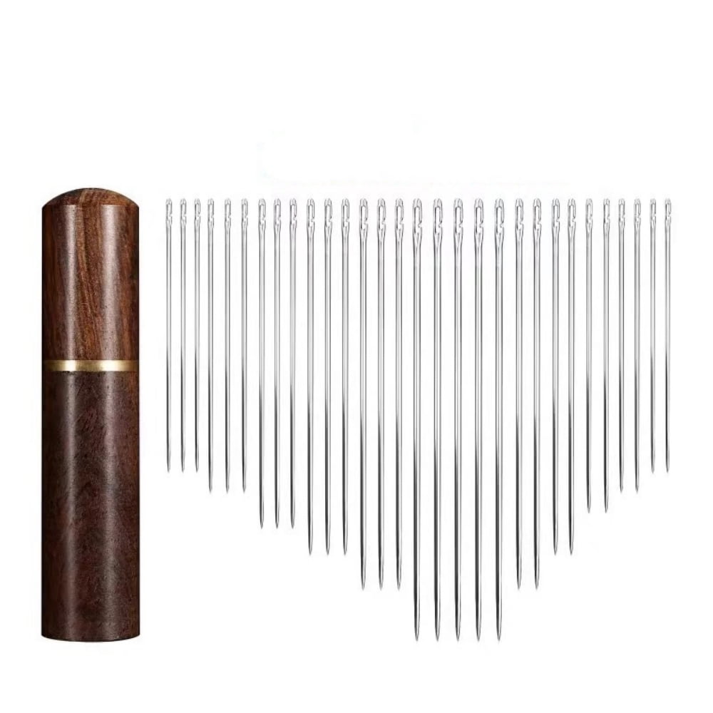 Steel Needles Trexee (Pack Of 48) Self Threading Needles Hand Sewing ...