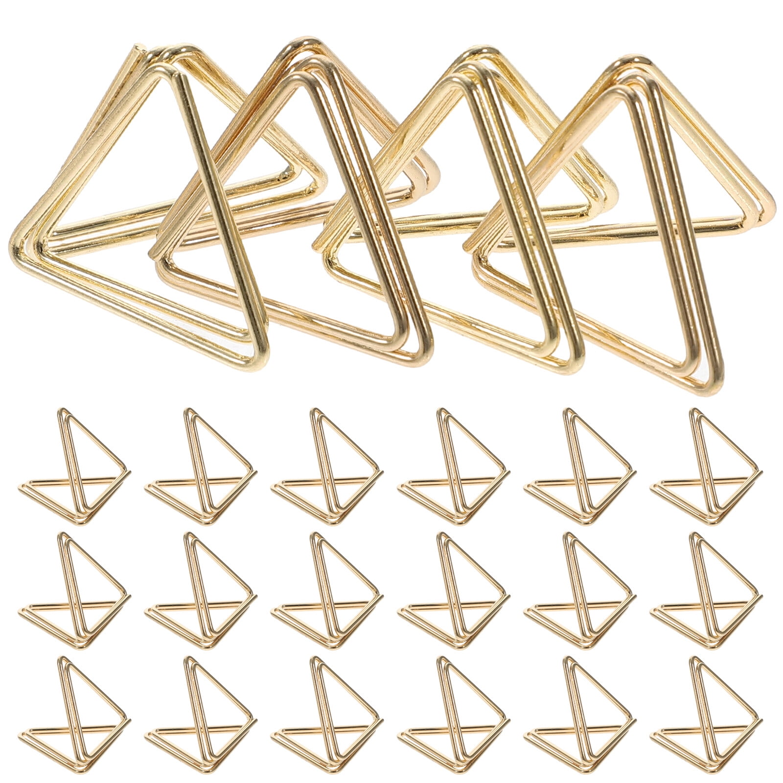 30Pcs Shaped Paper Clips Wedding Invitations Clips Triangle Paper Clips ...