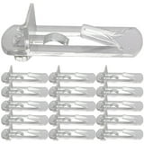 30Pcs Shelf Support Pegs Locking Cabinet Shelf Clips Clear Shelf Holder ...