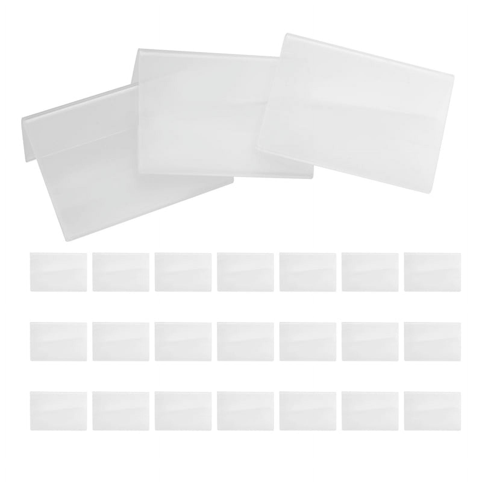 30Pcs Sign Display Holder Price Name Card Tag Mini Label Counter Top ...