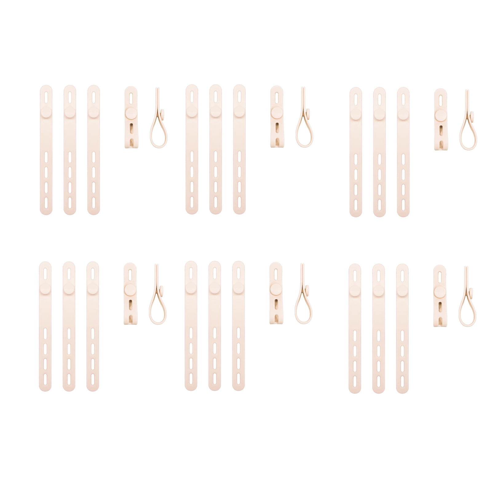 30Pcs Silicone Cable Ties Reusable Cables Management Organizers for ...