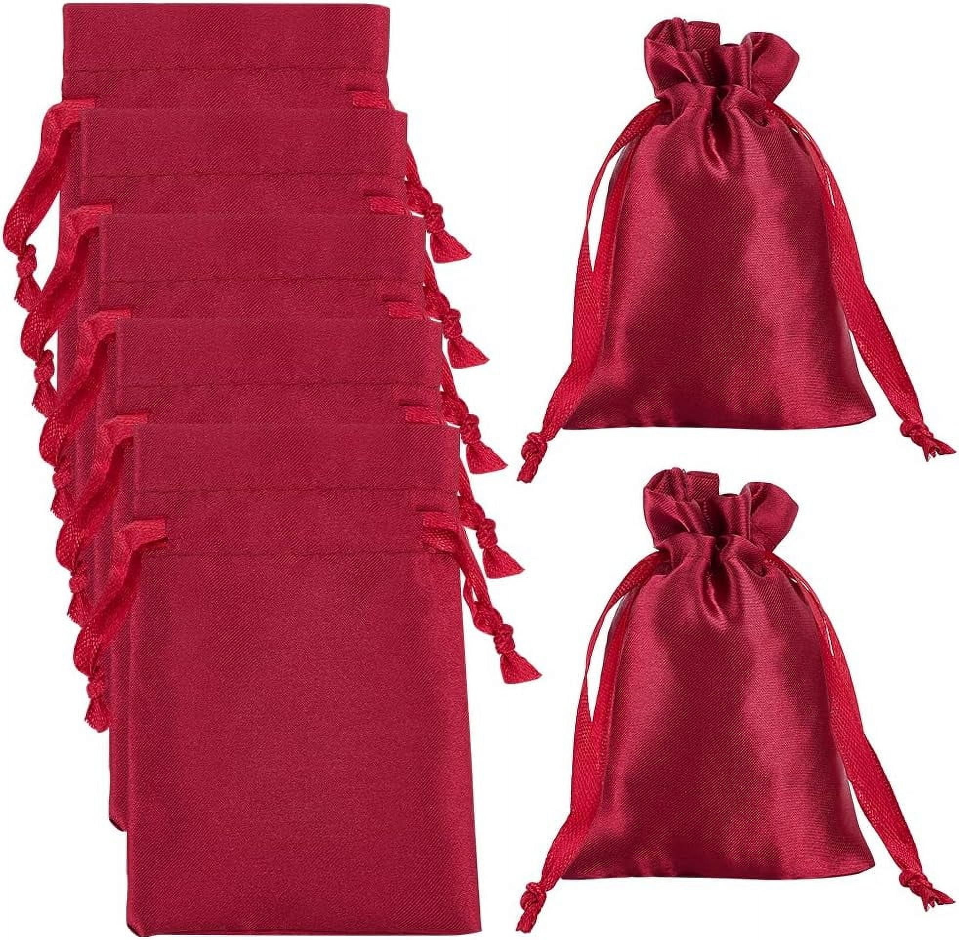30Pcs Small Satin Jewelry Pouches 2.8x3.5 Inch Mini Cloth Gift Bags ...