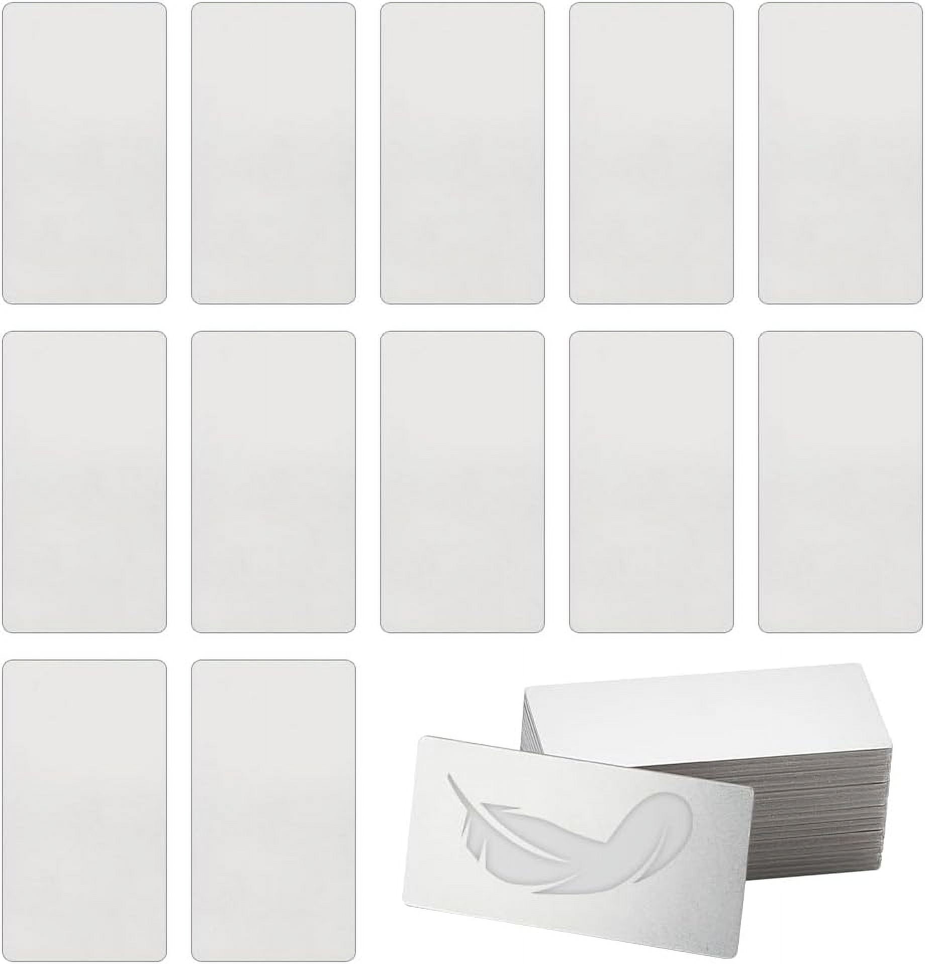 30Pcs Stainless Steel Engraving Blank Tags No Hole Rectangle Stamping ...