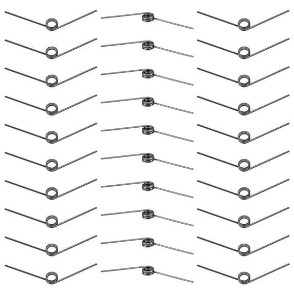 30Pcs Stainless Steel Torsion Springs 1.2mm Wire Diameter 9mm OD 120 ...