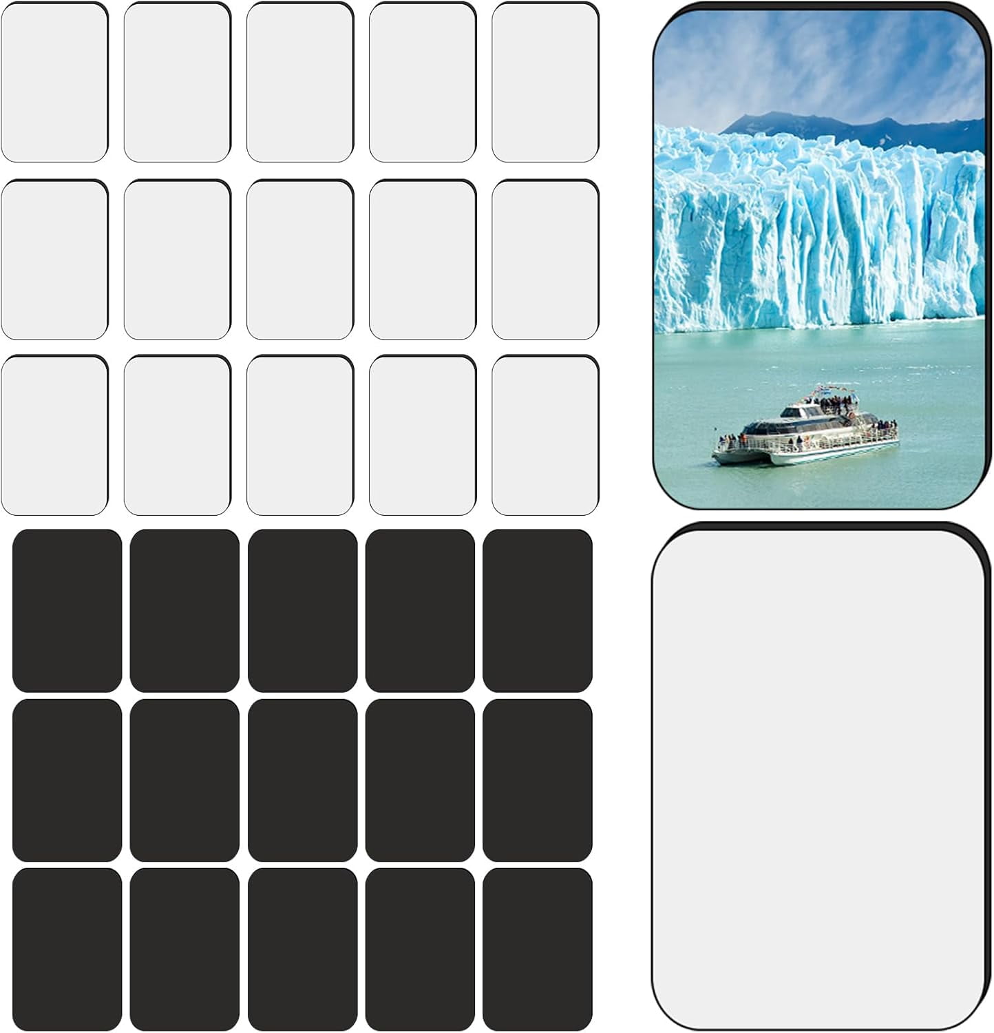 30Pcs Sublimation Magnet Blanks Bulk 5.5x7.5 cm Rectangle, 15 Pcs ...