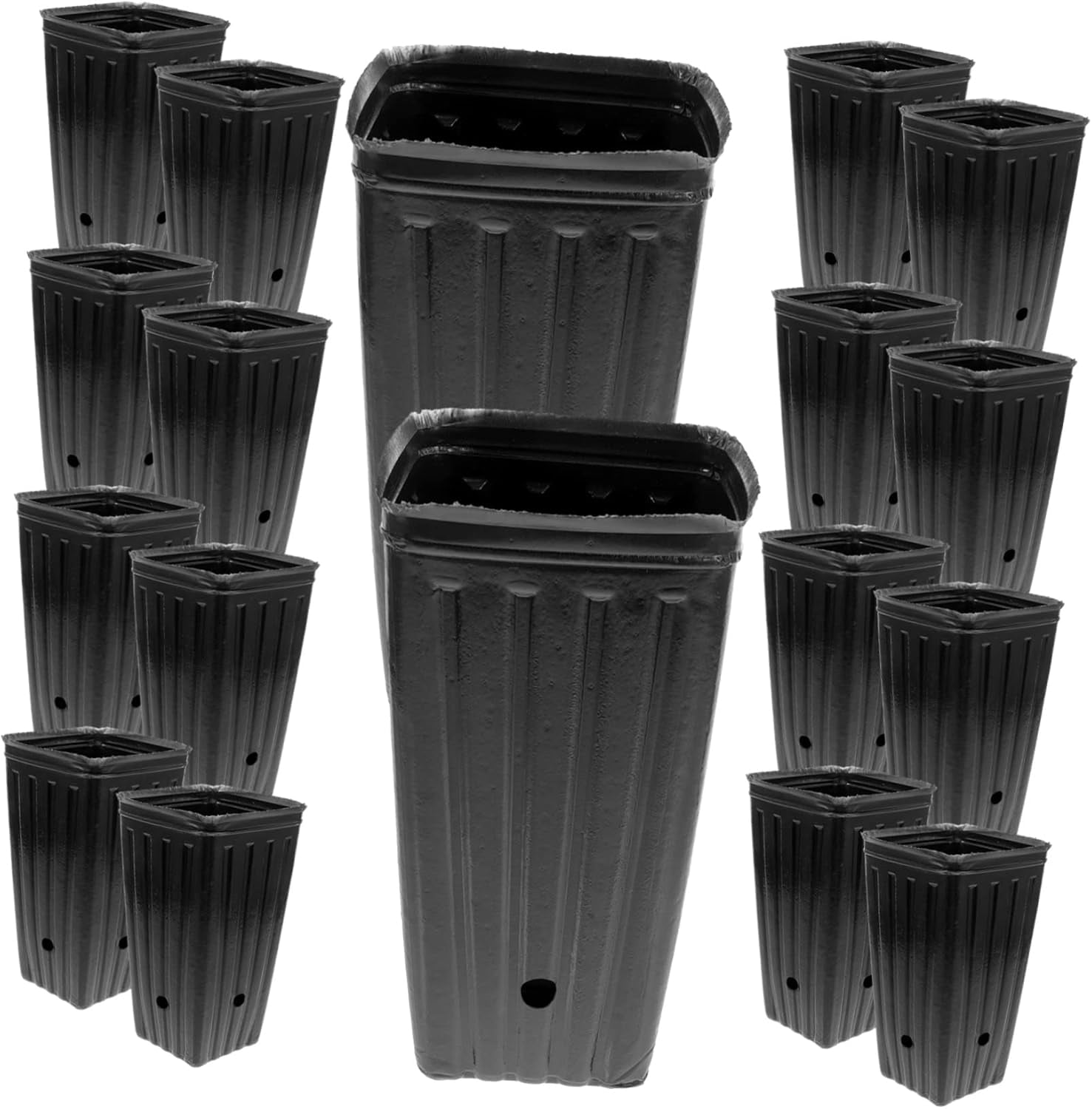 30Pcs Tall Planting Cups Nursery Pots for Flower and Plant Containers ...