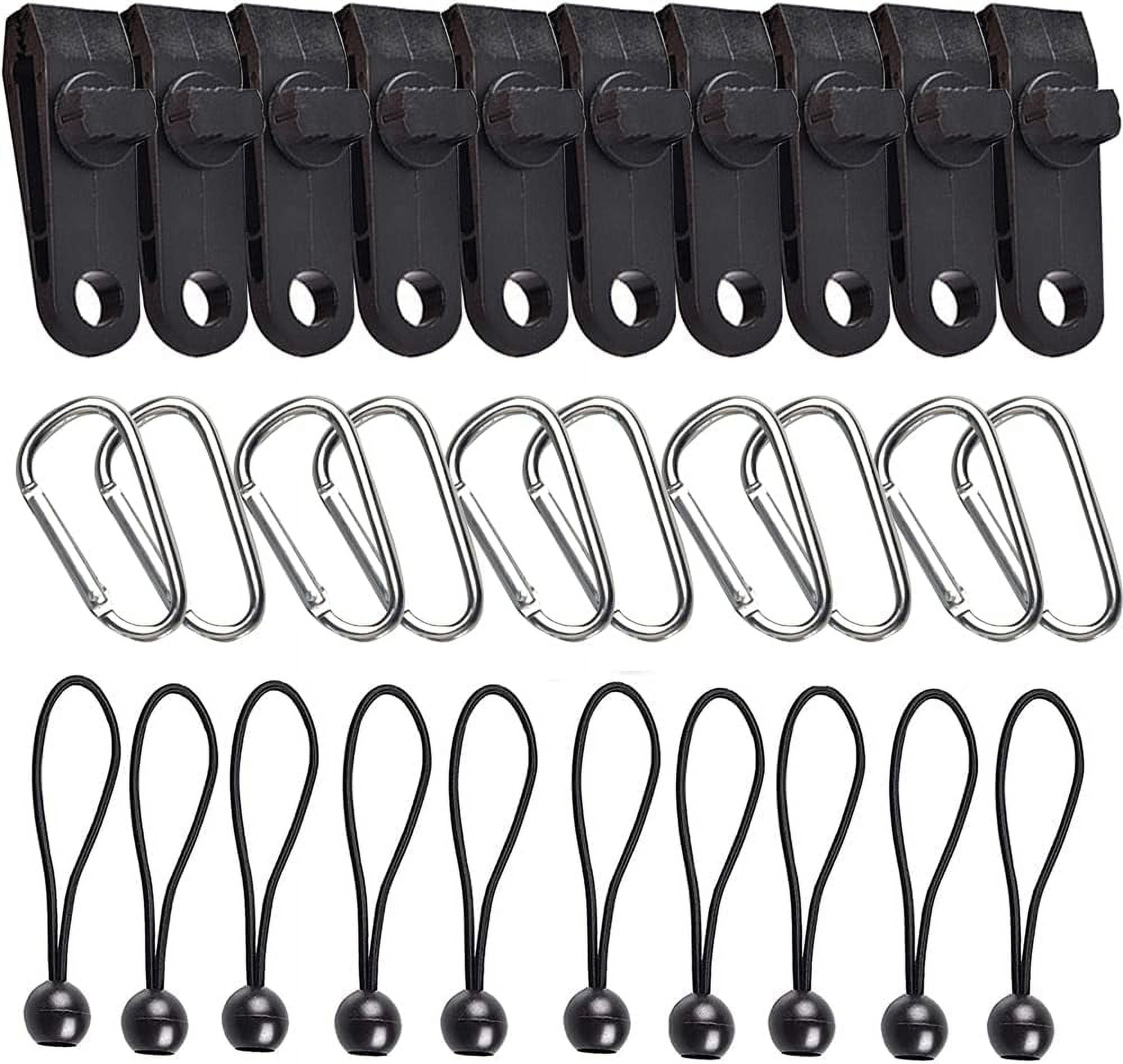 30Pcs Tent Clip, Tent Clip Tarpaulin Clip Awnings Clip Buckle Awning ...