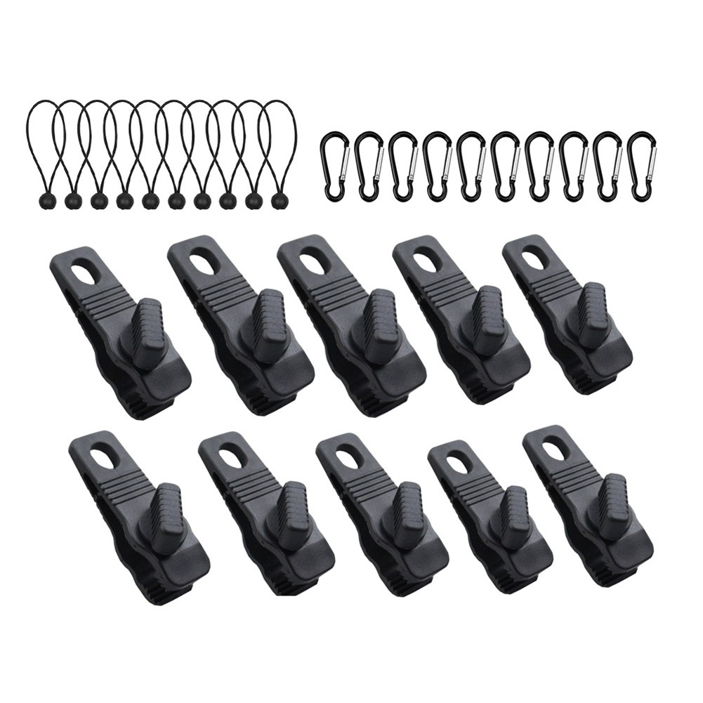 30PCS Tent Clips Adjustable Lock Clips for Tarp & Shade Cloth - Walmart.com