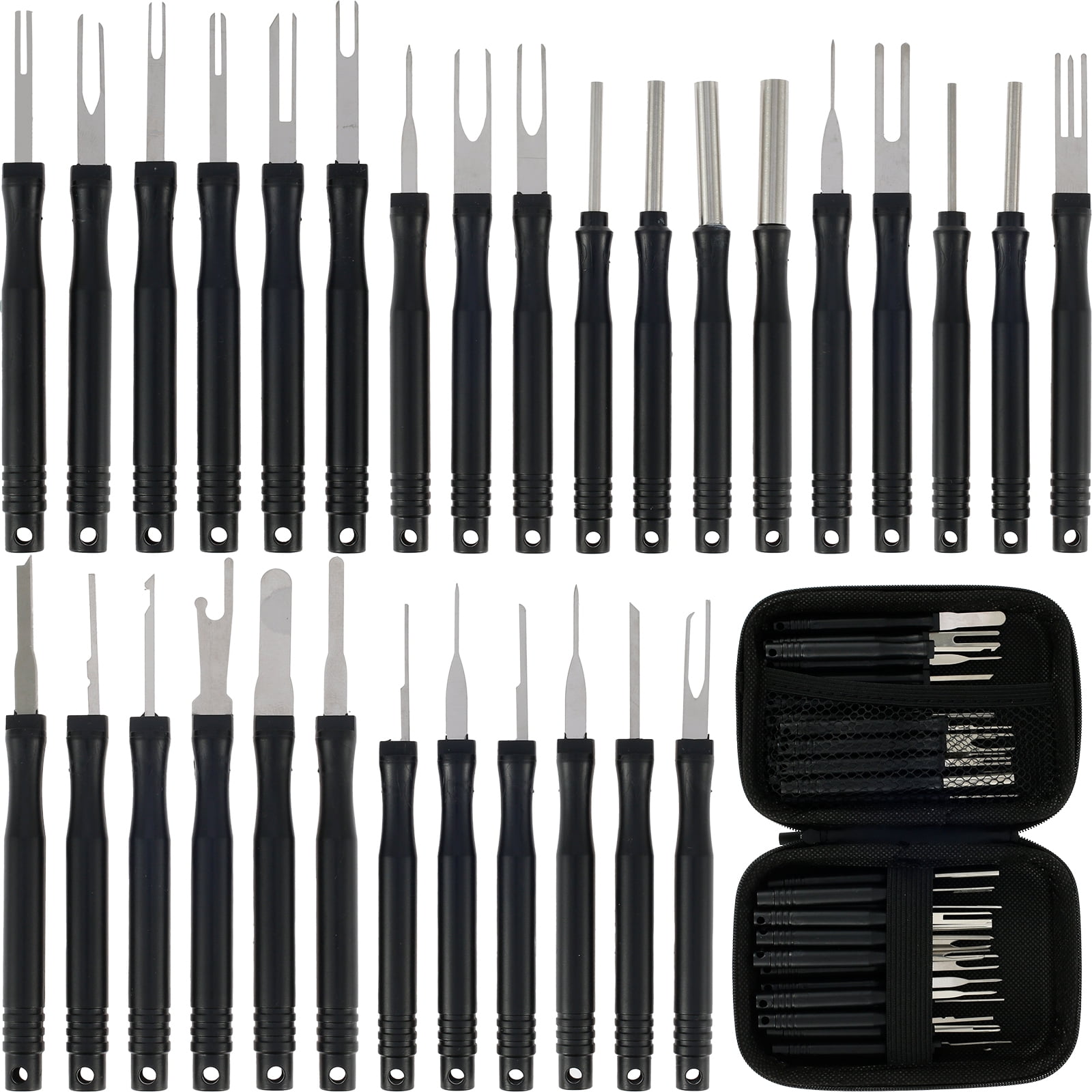 30Pcs Terminal Pin Removal Tool Kit Stainless Steel Pin Extractor Tool ...