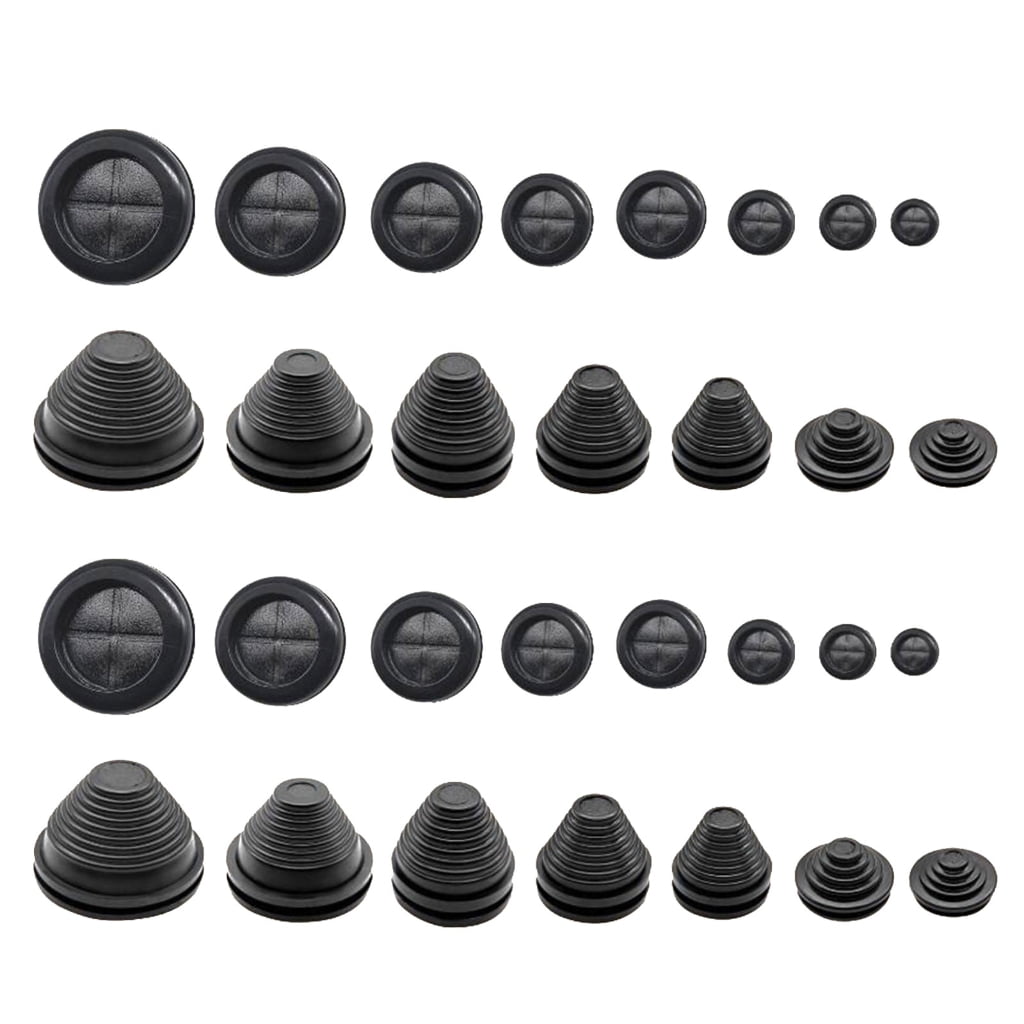 30Pcs Tower Closed Rubber Grommets Double Sided Protect Rubber Grommets ...