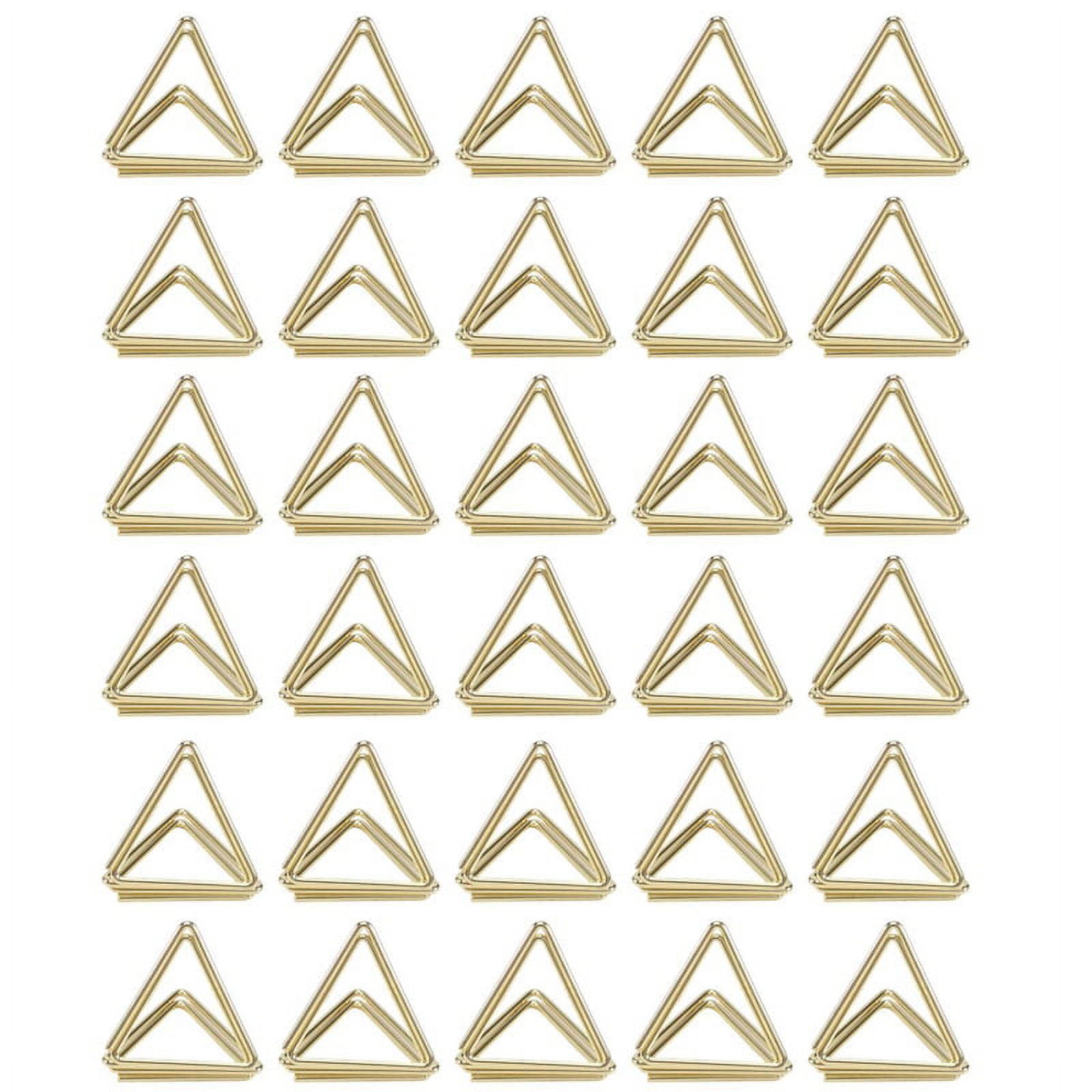30Pcs Triangle Shape Card Holders Wedding Table Number Holders Photo ...