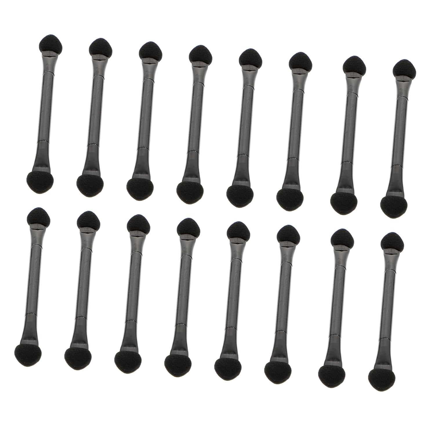 30Pcs double ended eye shadow stick sponge eye brush eyeliner brush eye ...